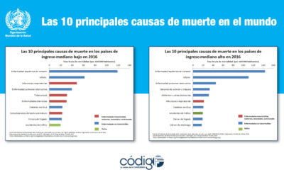Las 10 principales causas de muerte en el mundo y México 2000-2019 ...